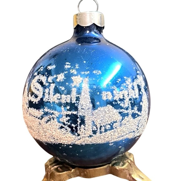 Shiny Brite | Holiday | Vtg 96 Shiny Brite Mercury Glass Silent Night ...